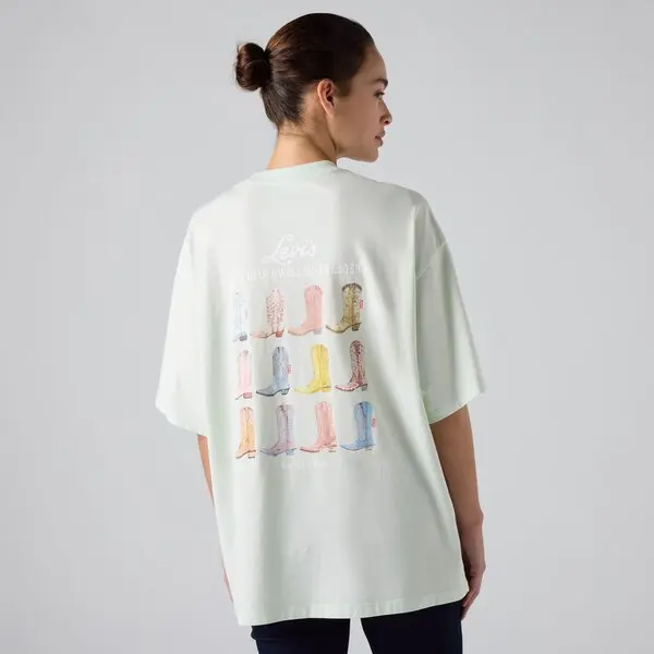 LEVI'S Graphic Oversized T-shirt - Blue