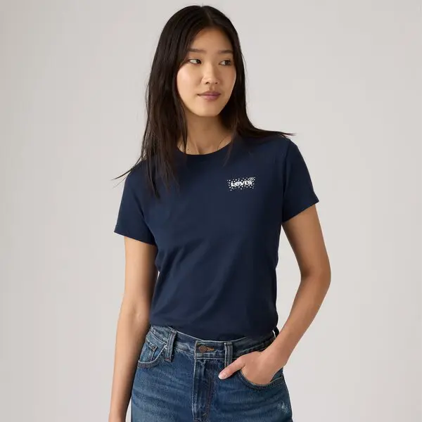 LEVI'S Crewneck T-shirt With Graphic Detail