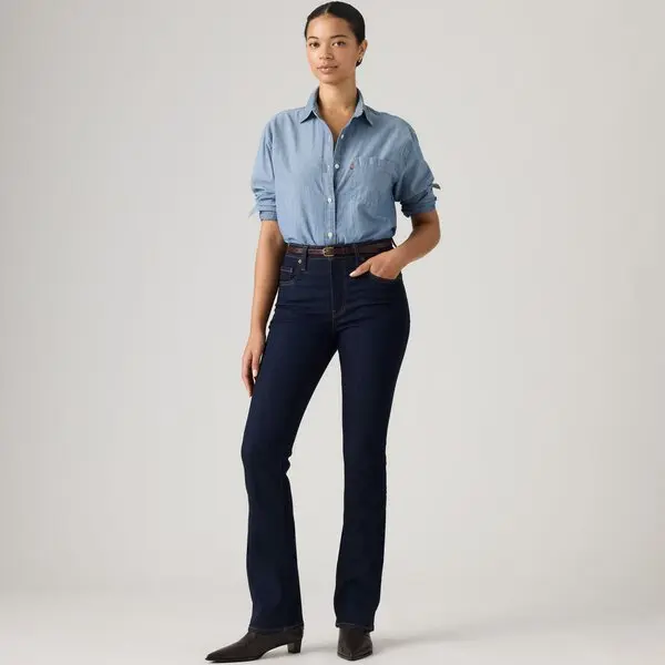 LEVI'S High-rise Bootcut Denim Trousers - Blue
