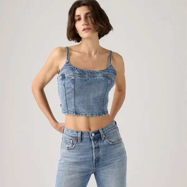 LEVI'S Jadine Denim Cami Tank