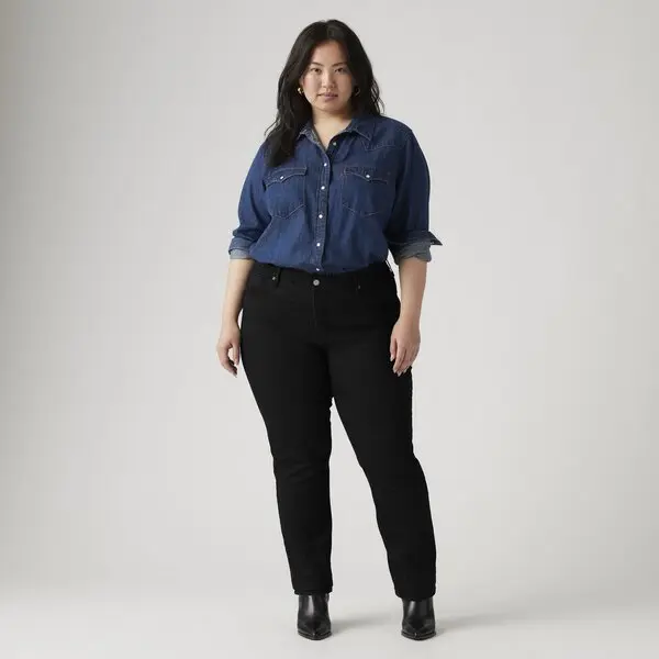 LEVI'S Shaping Straight Jeans - Black