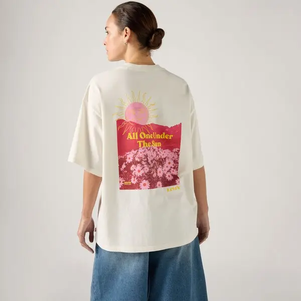LEVI'S Oversized Graphic T-shirt - White