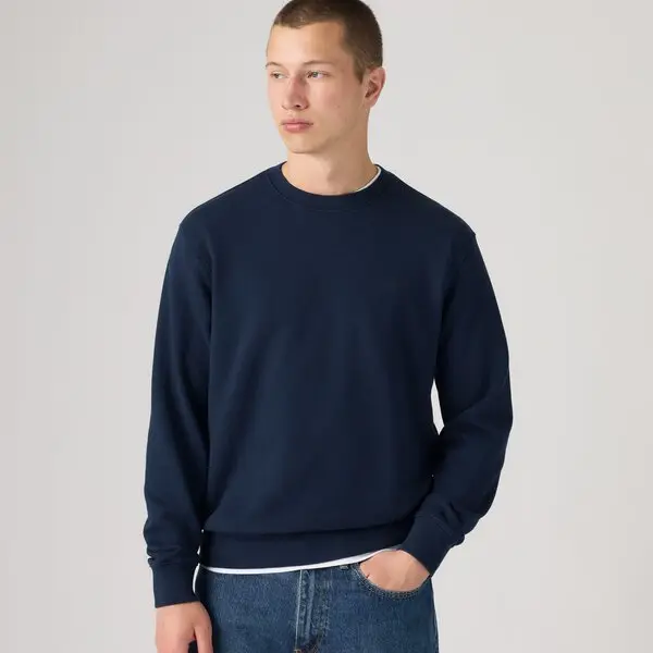 LEVI'S Original Housemark Crewneck Sweatshirt - Blue