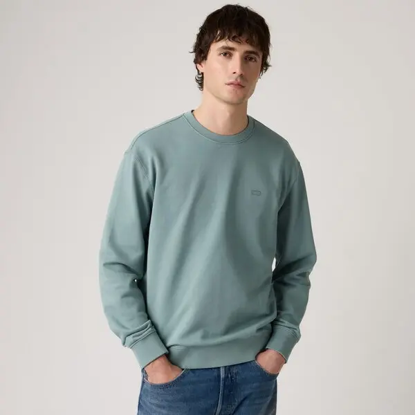 LEVI'S Original Housemark Crewneck Sweatshirt - Green