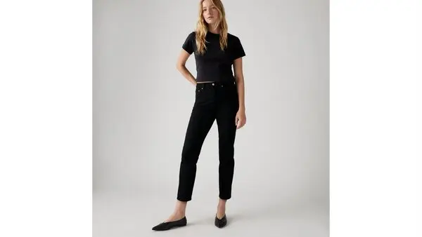 LEVI'S 501 Crop Jeans - Black