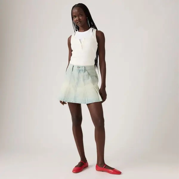 LEVI'S Pleated Mini Skirt