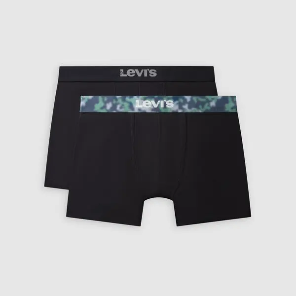 LEVI'S Motion Camo Boxer Brief 2 Pack - Black