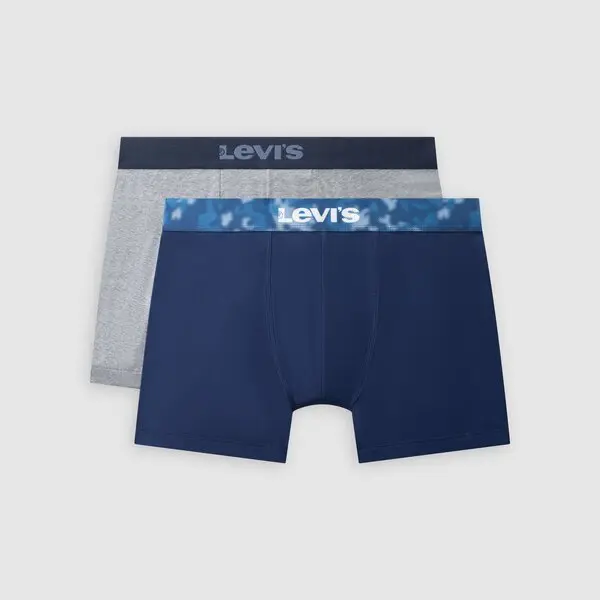 LEVI'S Motion Camo Boxer Brief 2 Pack - Blue