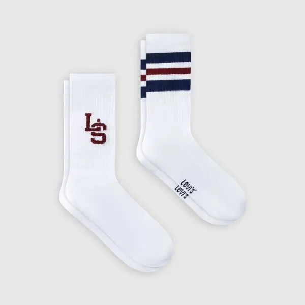LEVI'S Regular Cut Logo Socks - Red