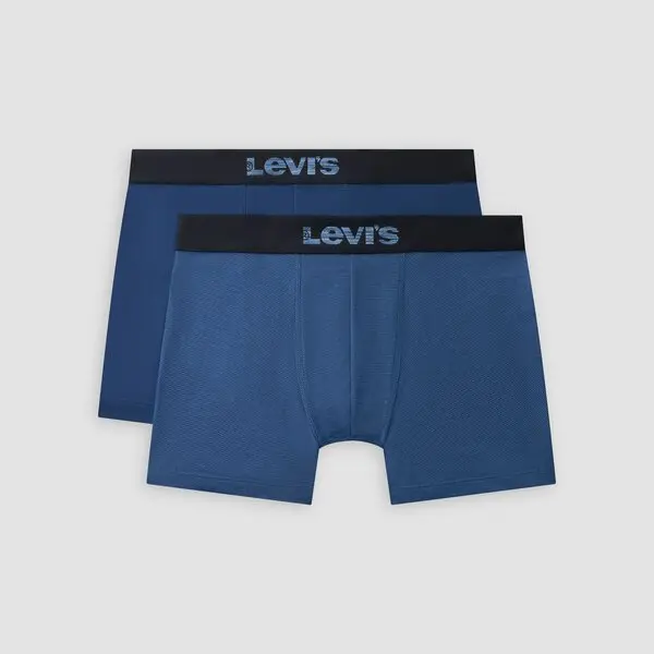 LEVI'S Opt Iii Boxer Brief 2 Pack - Blue
