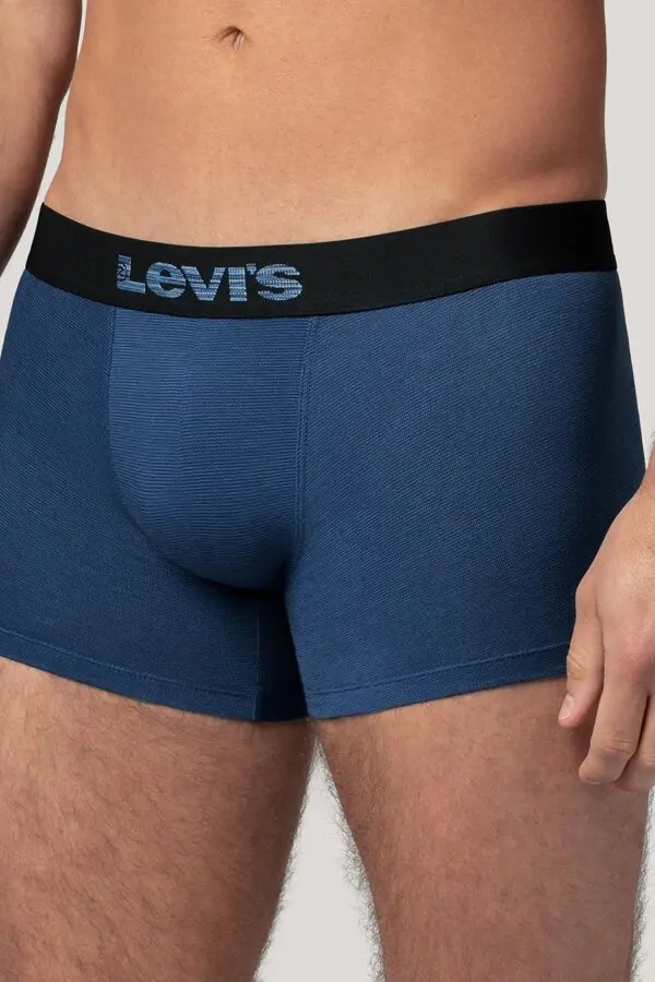 LEVI'S Opt Iii Boxer Brief 2 Pack - Blue