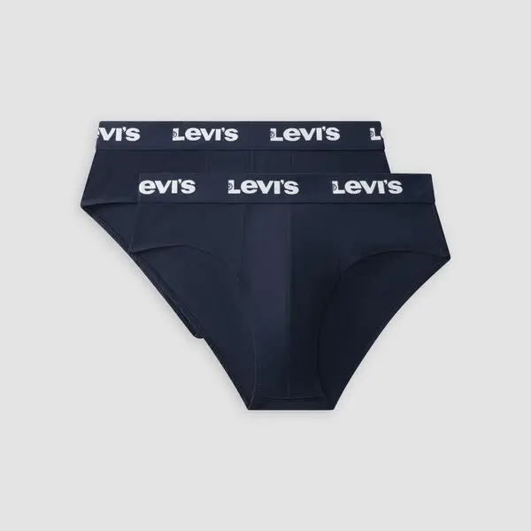 LEVI'S Repeat Logo Brief 2 Pack - Blue