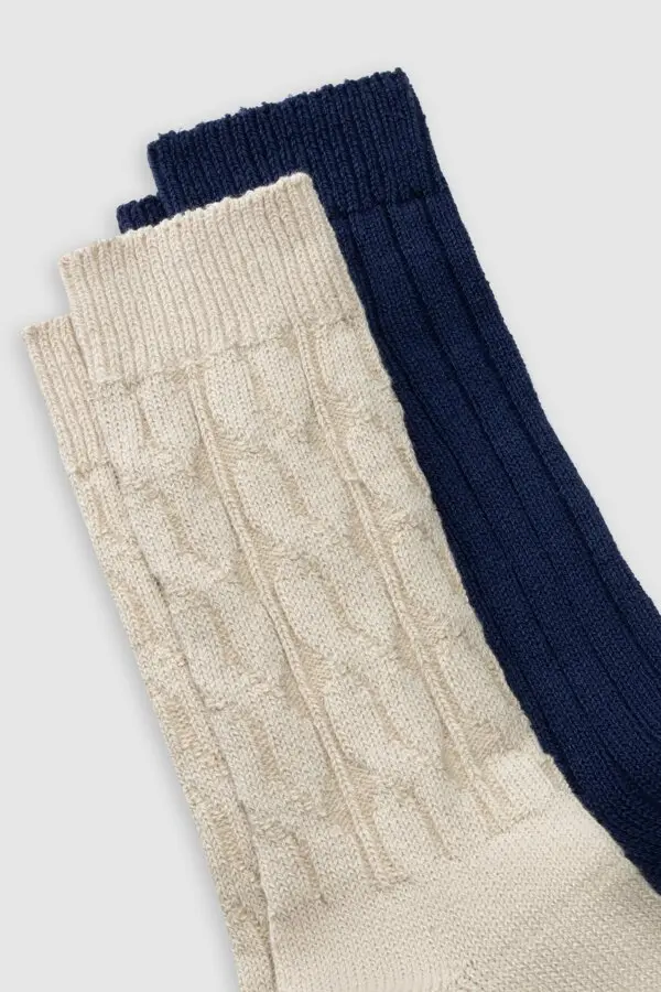 LEVI'S Regular Cut Cable Bootsock 2 Pack
