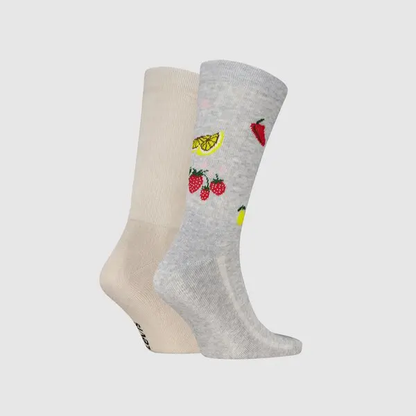 LEVI'S Regular Cut Fruit Socks 2 Pack