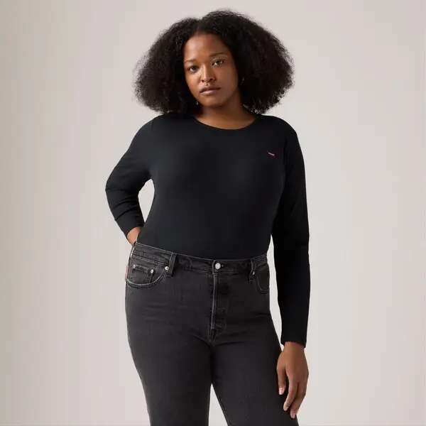 LEVI'S Hayes Long Sleeve T-shirt - Black
