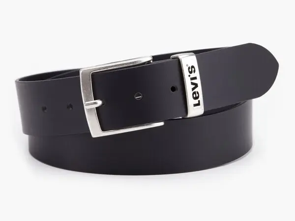LEVI'S Ashland Leather Belt - Black