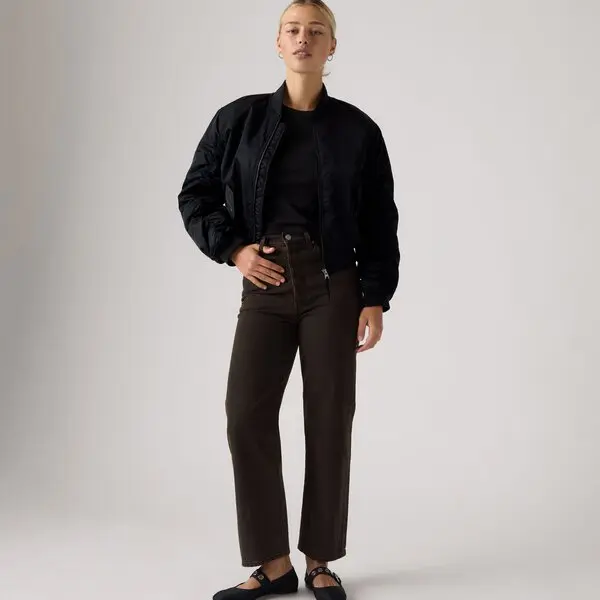 LEVI'S Ribcage Straight Ankle Jeans