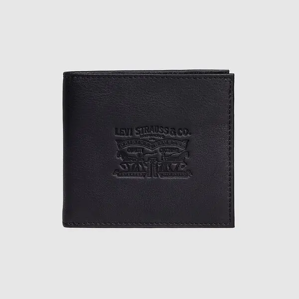 LEVI'S Vintage Two Horse Bifold Coin Wallet - Black