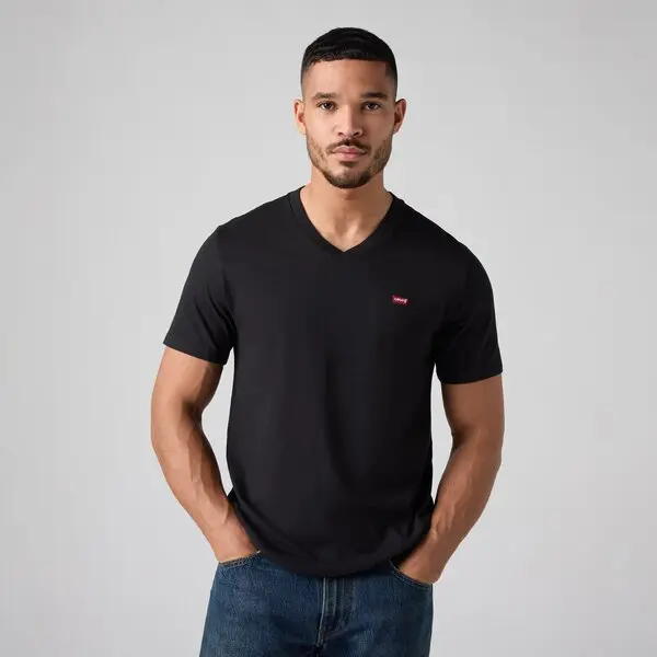 LEVI'S Original Housemark V Neck Tee