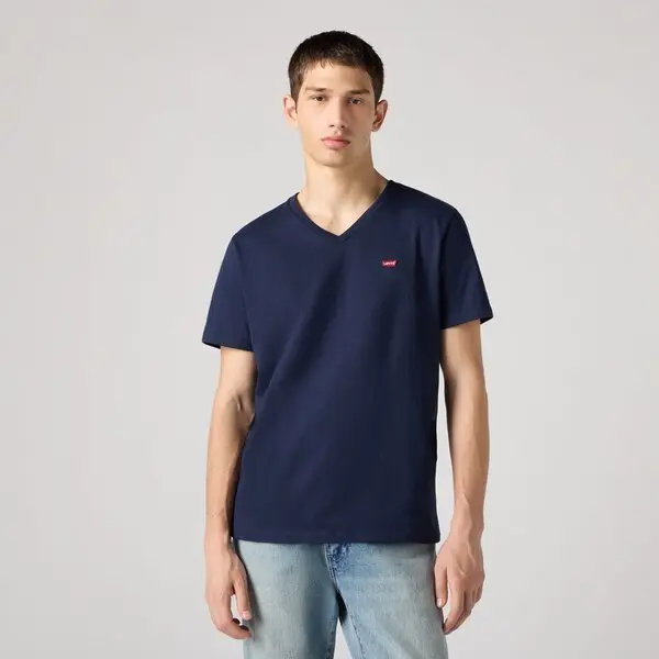LEVI'S Original Housemark V Neck Tee