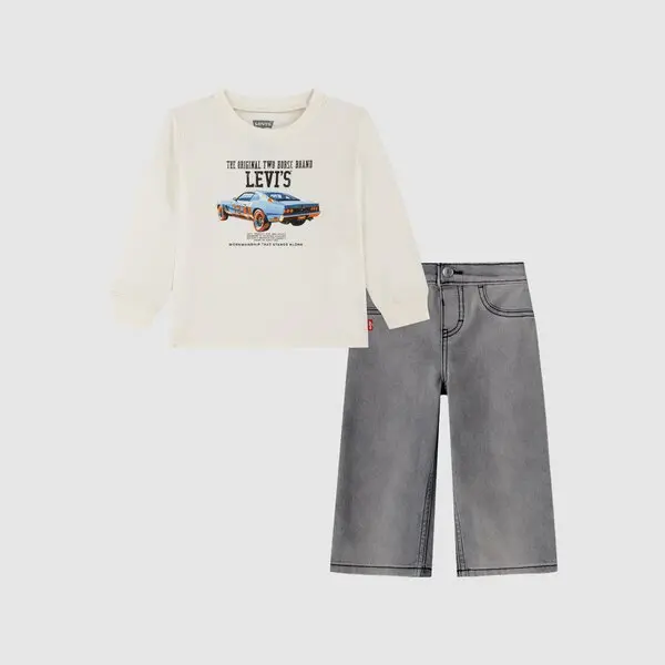LEVI'S Baby Long Sleeve & Denim Set