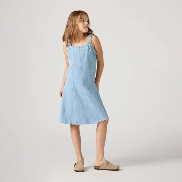 LEVI'S Teenager Godet Dress - Blue