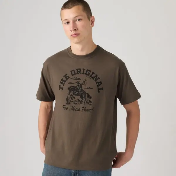 LEVI'S Graphic Vintage Fit Tee - Brown