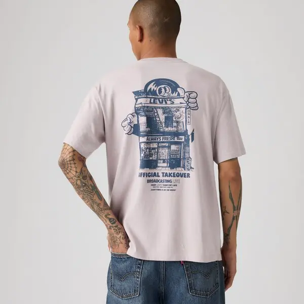 LEVI'S Graphic Vintage Fit Tee - Grey
