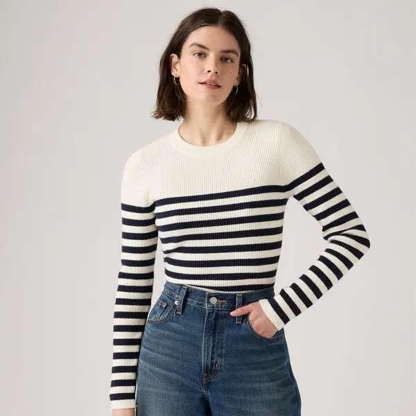 LEVI'S Crewneck Rib Sweater