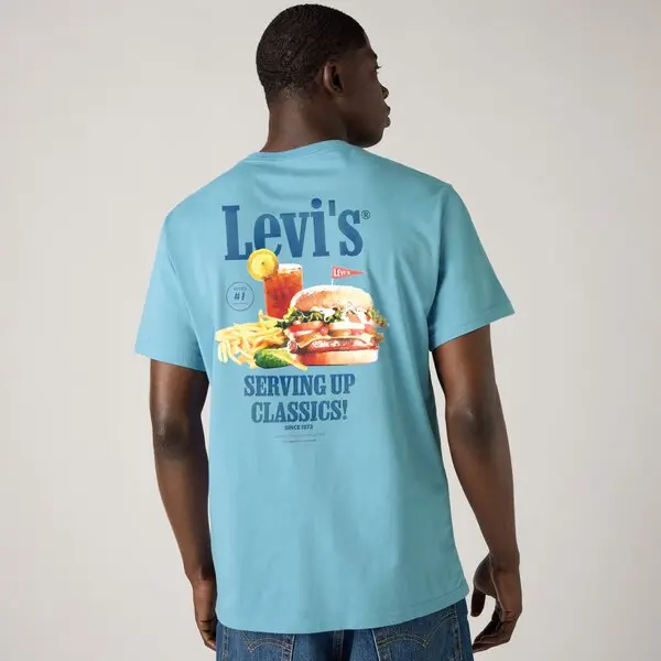 LEVI'S Relaxed Fit Graphic Tee - Blue
