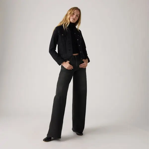 LEVI'S 728 High Rise Wide Leg Jeans