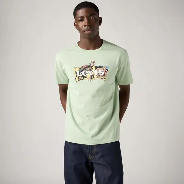 LEVI'S Relaxed Fit Graphic Tee - Green