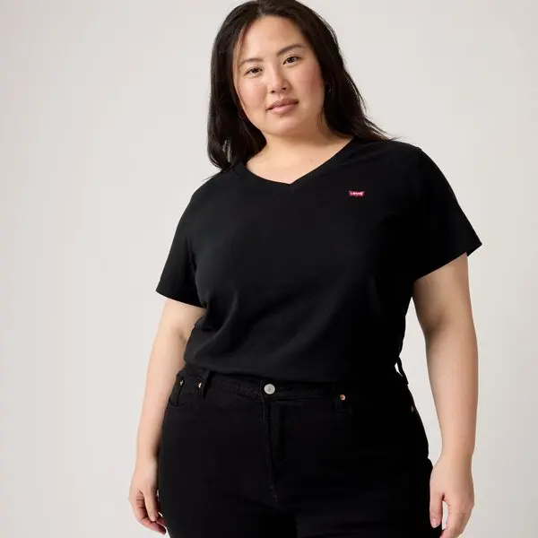 LEVI'S The Perfect V Neck - Black