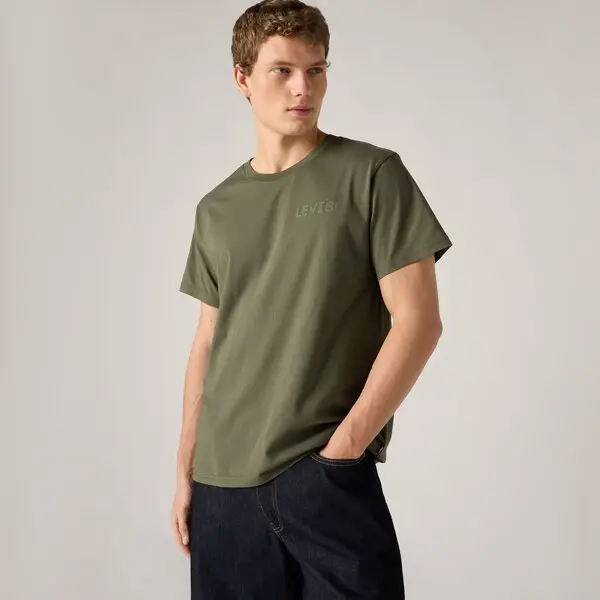 LEVI'S Relaxed Fit Graphic Tee - Green