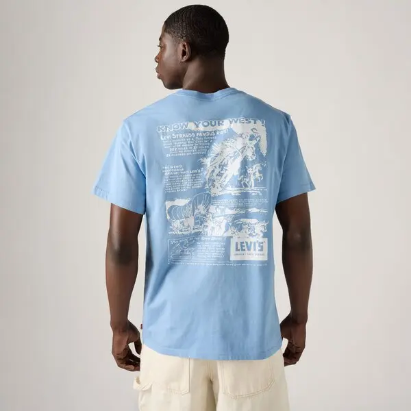 LEVI'S Relaxed Fit Graphic Tee - Blue