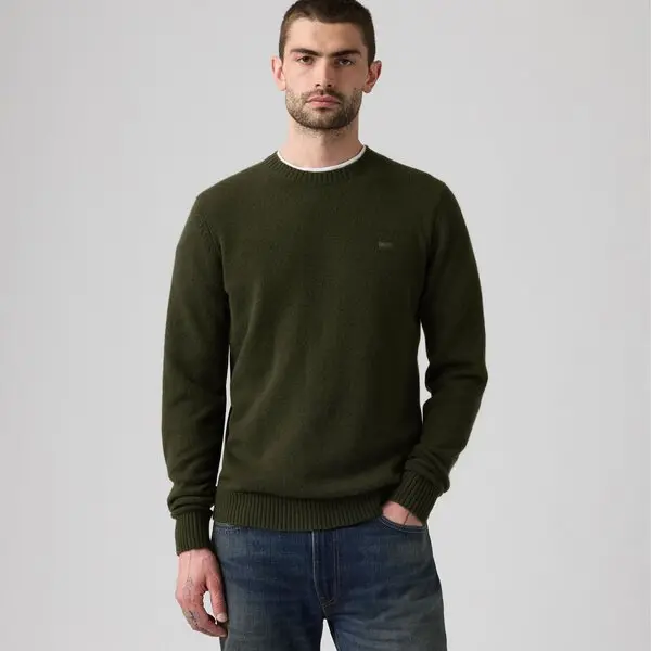 LEVI'S Housemark Pullover Sweater - Black