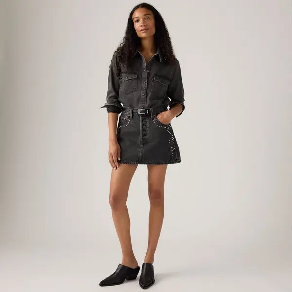 LEVI'S Bejeweled Icon Skirt