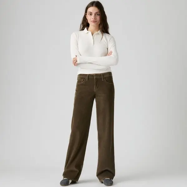 LEVI'S Low Loose Corduroy Pants - Brown