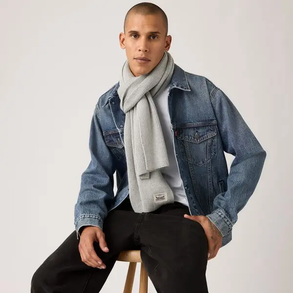 LEVI'S Backpatch Scarf - Grey