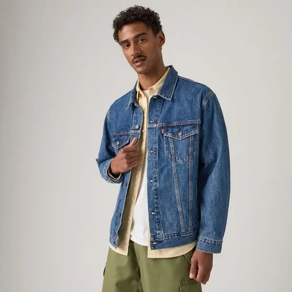 LEVI'S Relaxed Type Iii Trucker Jacket - Blue