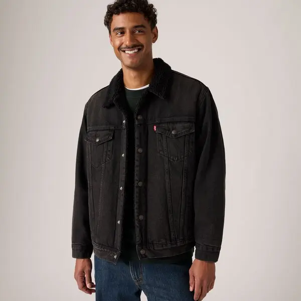 LEVI'S Relaxed Sherpa Trucker Jacket