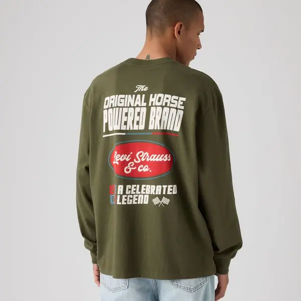 LEVI'S Long Sleeve Graphic Authentic Tee