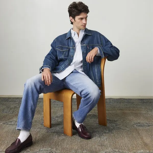 LEVI'S Authentic Button Down Shirt - Blue