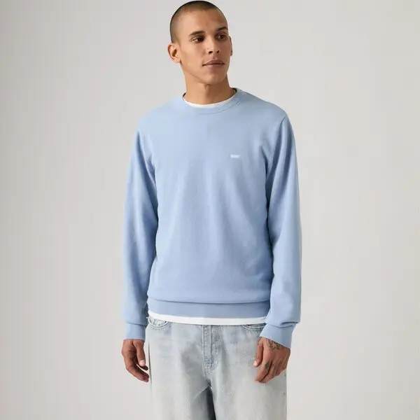LEVI'S Lightweight Housemark Sweater - Blue