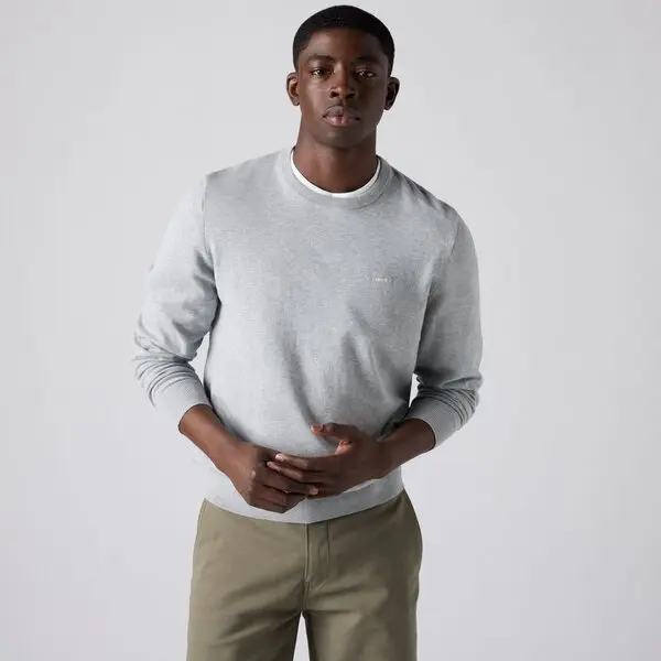 LEVI'S Lightweight Housemark Sweater - Grey