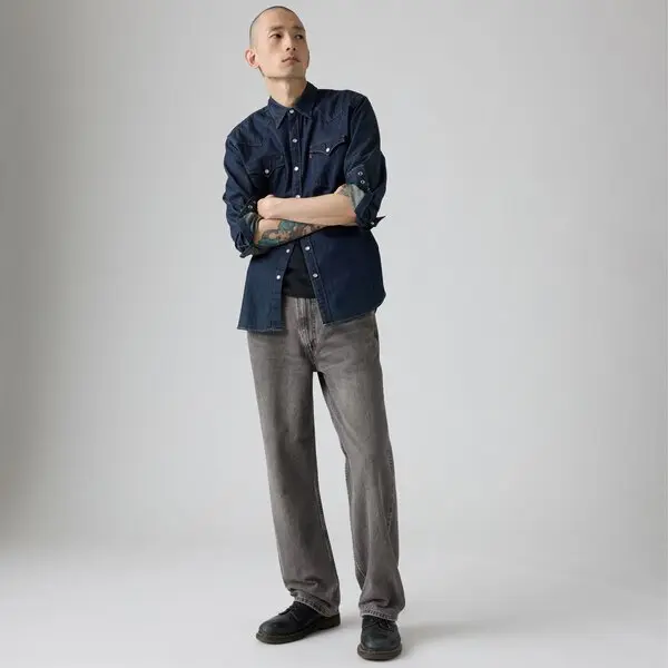 LEVI'S 565 Loose Straight Jeans - Grey