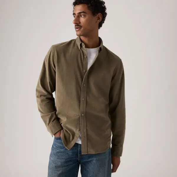 LEVI'S Authentic Button Up Corduroy Shirt