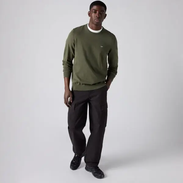 LEVI'S Xx Cargo Straight Leg Canvas Trousers - Black