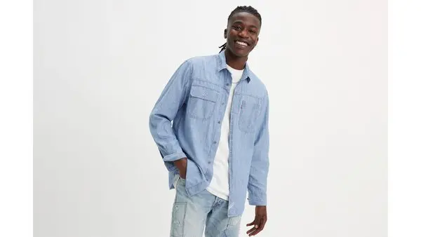 LEVI'S Long Sleeve Auburn Worker Shirt