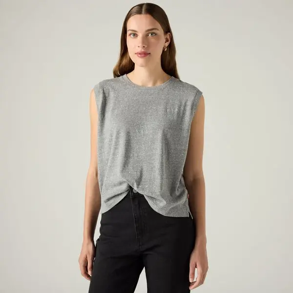 LEVI'S Boxy Tank Top - Grey